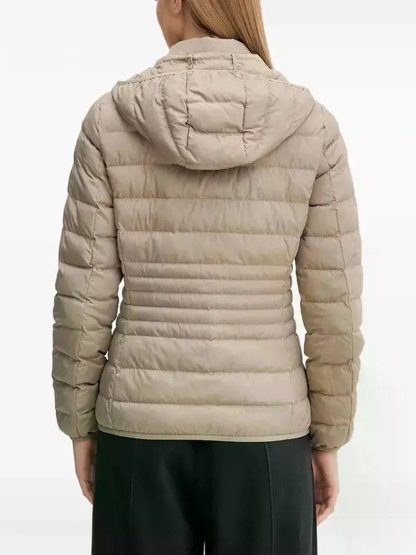 EA7 Quilted Hooded Jacket
