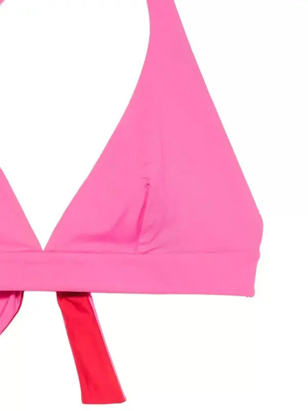 FISICO Reversible Halterneck Bikini Top - Red