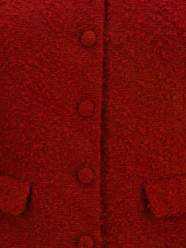 Magda Butrym Bouclé Button-up Mini Dress