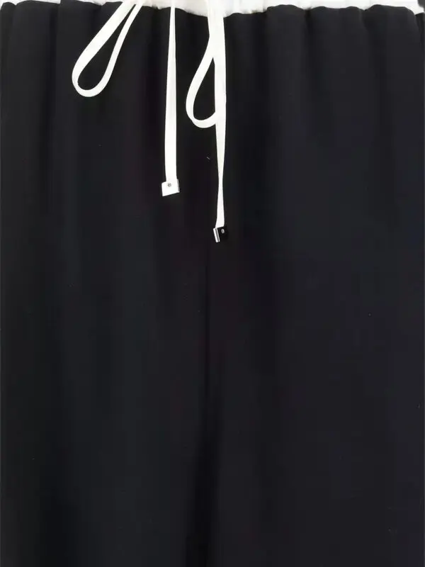 Kiton Drawstring Wide-leg Cropped Trousers