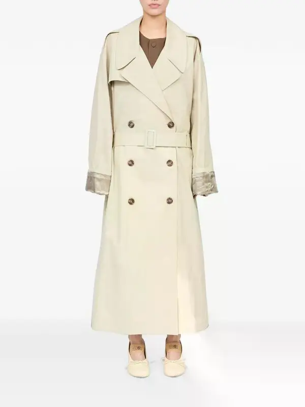 MAISON MARGIELA Cotton Twill Trench Coat