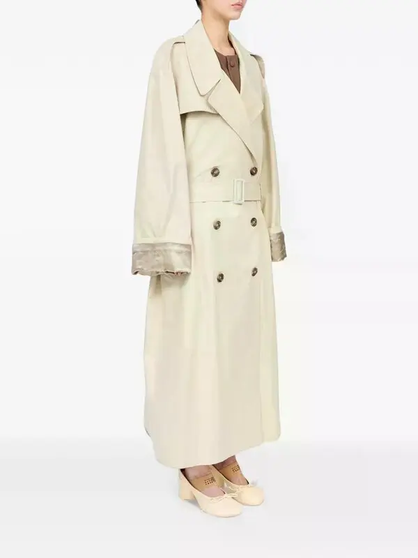 MAISON MARGIELA Cotton Twill Trench Coat