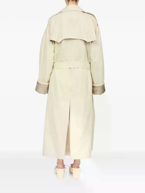 MAISON MARGIELA Cotton Twill Trench Coat