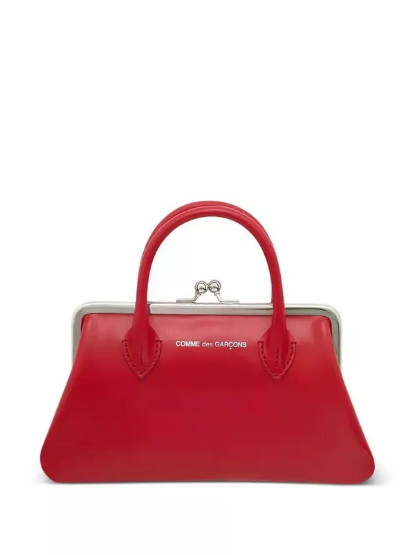 Comme Des Garçons Clasp-fastening Top-handle Wallet - Red