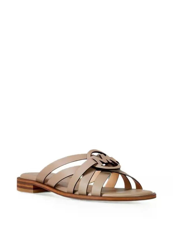 Michael Kors Erika Logo Plaque Sandals