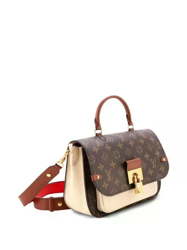 LOUIS VUITTON Monogram Canvas Leather Satchel - Neutrals