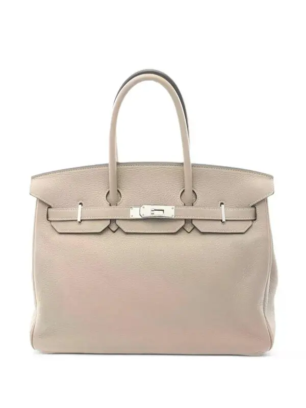 Hermès 2010 Birkin 35 Togo Leather Tote Bag - Neutrals