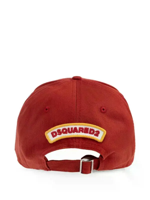 Dsquared2 Logo-patch Distressed Baseball Cap