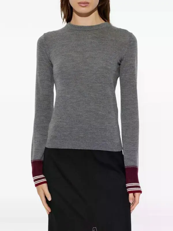 IRO PARIS Contrast Cuff Sweater