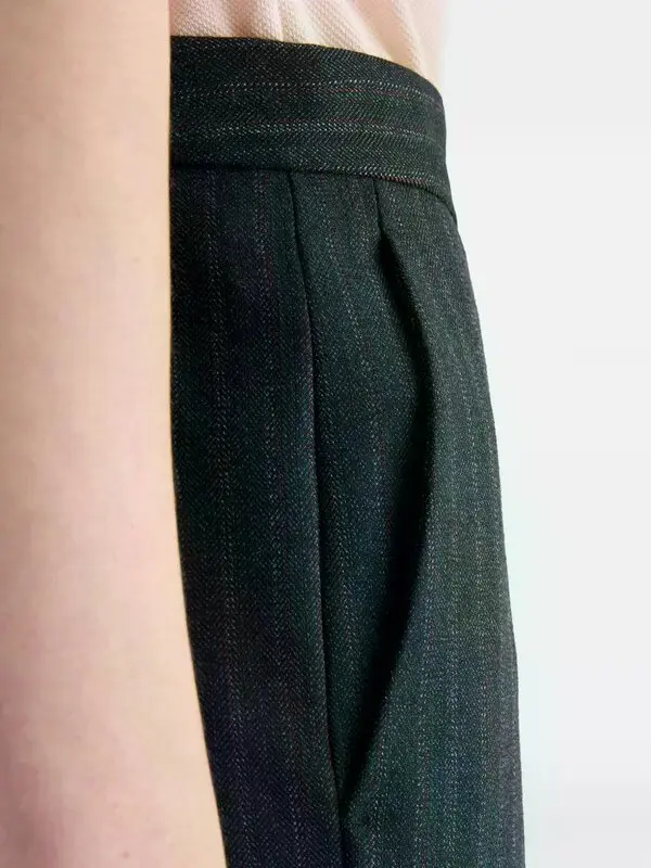 JIL SANDER Pinstripe Wool Trousers