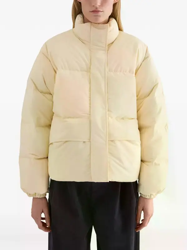 JIL SANDER Quilted Jacket - Neutrals
