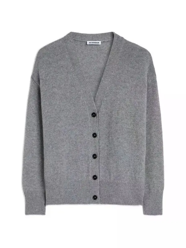JIL SANDER V-neck Cashmere Cardigan