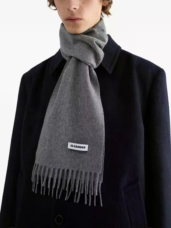 JIL SANDER Slim Wool Scarf