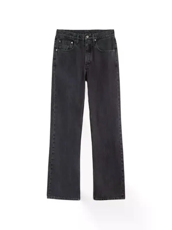 JIL SANDER Belt-loops Cotton Jeans - Grey