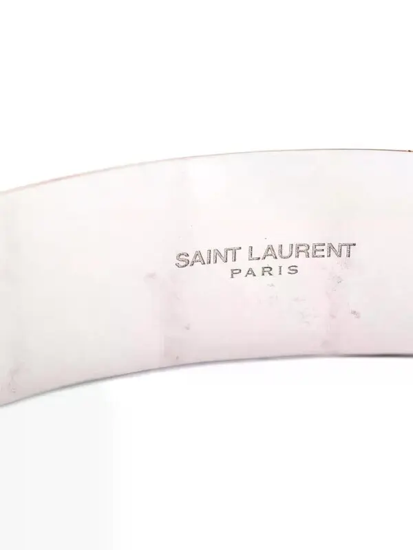 Saint Laurent Rhinestone Embellished Cuff Bracelet
