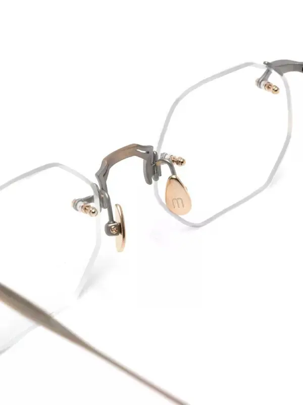 Matsuda Rimless Geometric-frame Eyeglasses