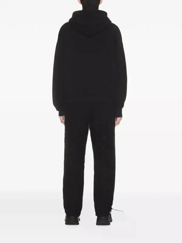 Off-White Kangaroo-pocket Hoodie - Black