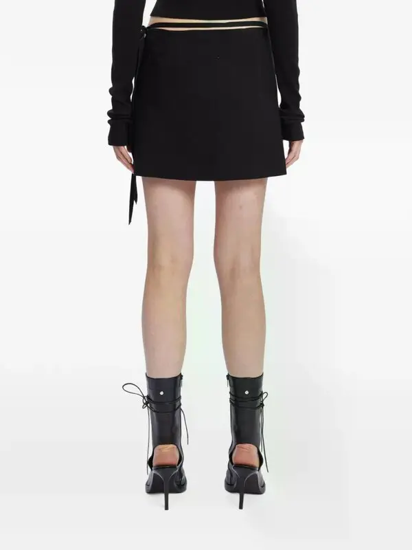 ANN DEMEULEMEESTER Wrap-style Mini Skirt