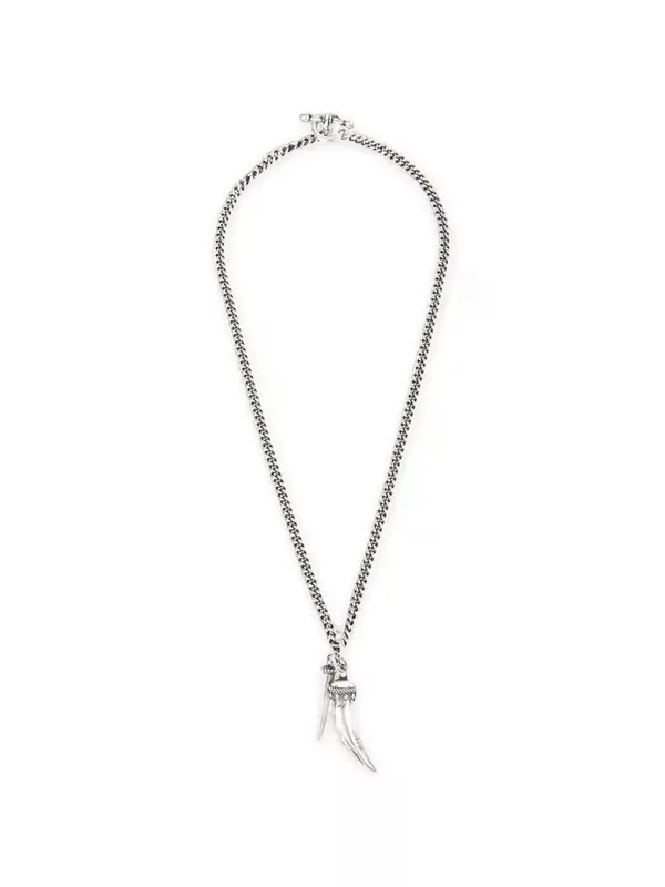 ANN DEMEULEMEESTER Mikke Charm Necklace - Silver