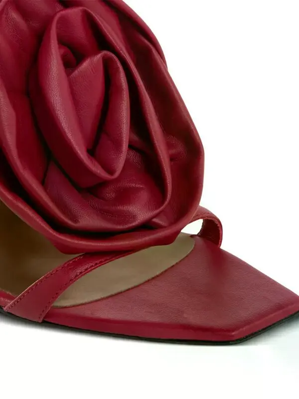 GIUSEPPE ZANOTTI Cursed Flower Sandals 105 - Red