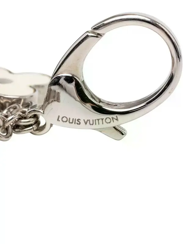 LOUIS VUITTON Plated Fleur De Epi Bag Charm Keychain