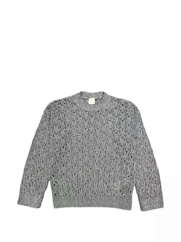 Eleventy Long Sleeve Sweater - Grey