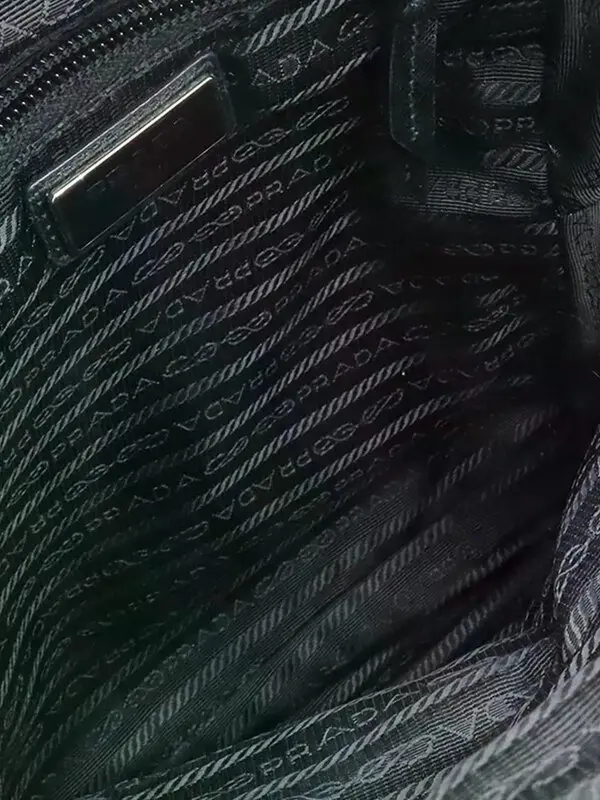 Prada Metallic Tessuto Sling Bag