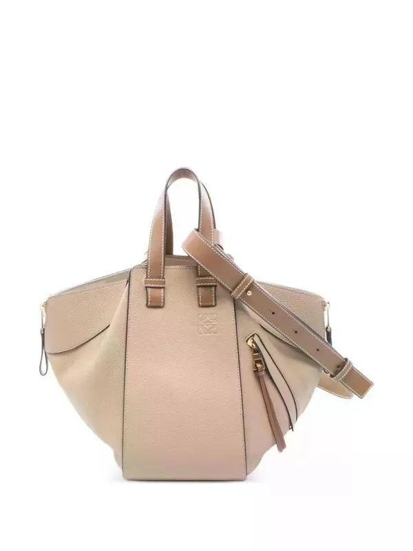 Loewe Hammock Calf Leather Handbag - Neutrals