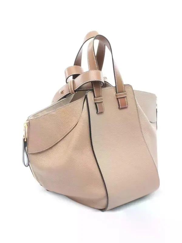 Loewe Hammock Calf Leather Handbag - Neutrals