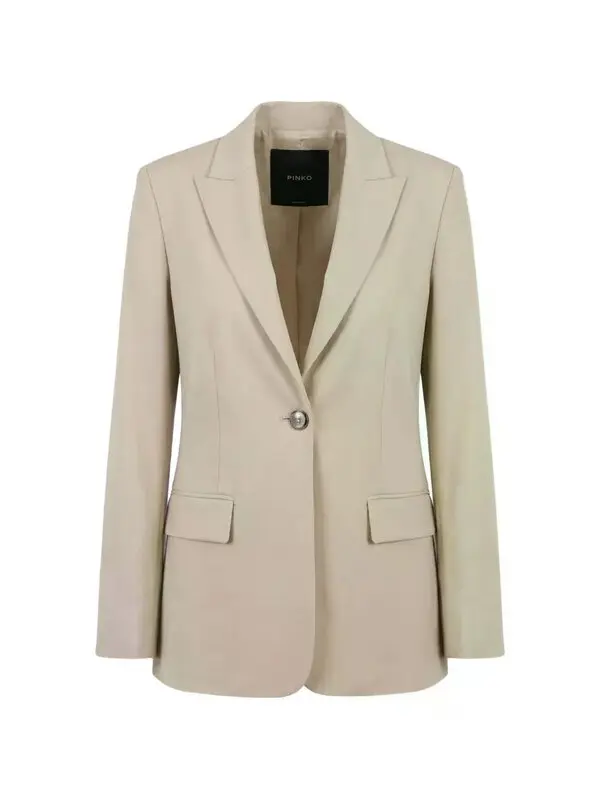 Pinko Peak Lapel Single-breasted Blazer