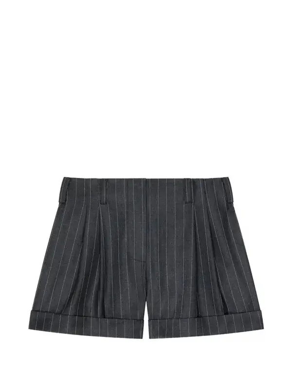 Givenchy Pinstripe Pleated Shorts