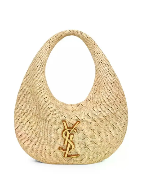 Saint Laurent Loulou Woven Shoulder Bag