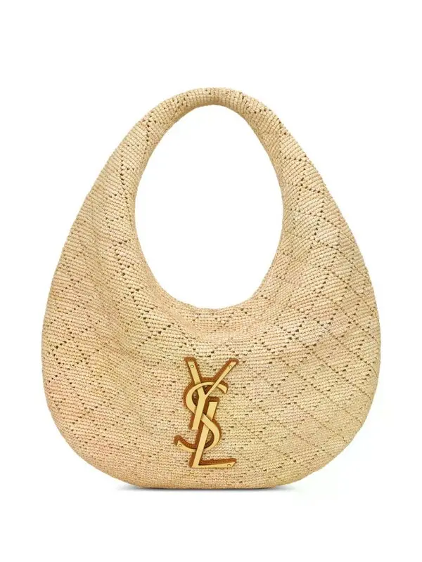 Saint Laurent Loulou Woven Shoulder Bag