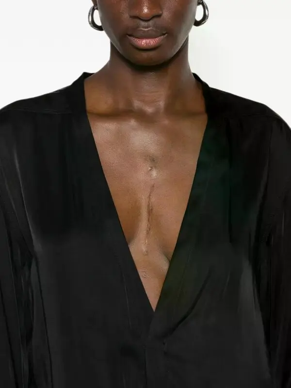 Rick Owens Larry V-neck Blouse