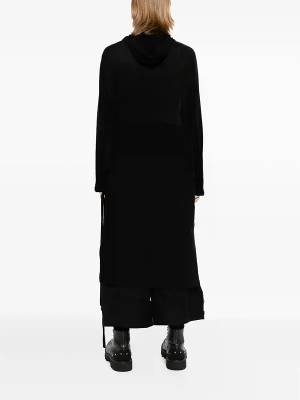 Yohji Yamamoto Side-string Hooded Coat