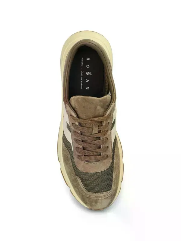Hogan Hyperlight Panelled Sneakers - Brown