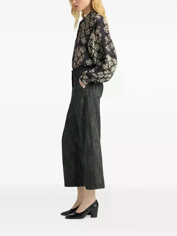 Momoni Thor Yarn-dyed Straight-leg Tailored Jeans