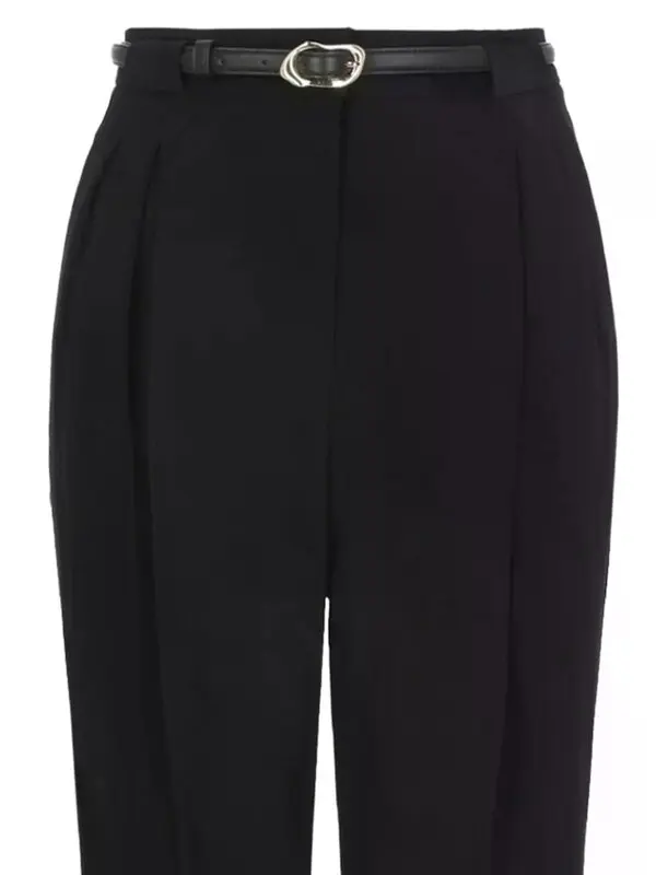 Max Mara Belted Pleated Trousers