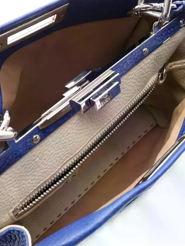 Fendi Peekaboo Handbag - Blue