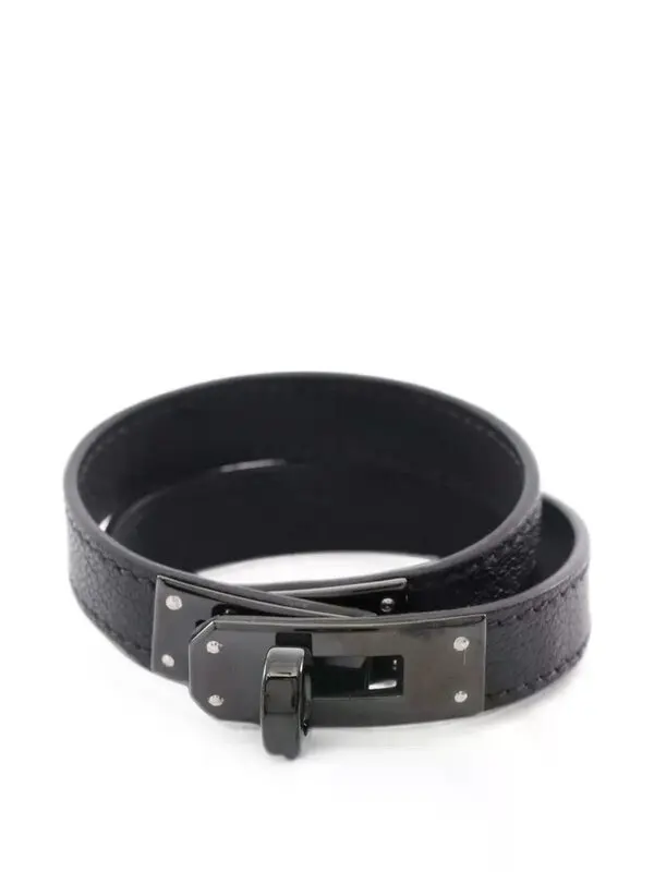 Hermès Kelly Double Tour Bracelet - Black