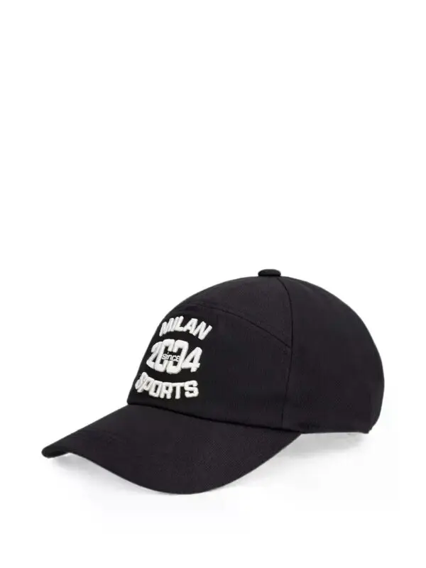 EA7 Cotton Baseball Cap - Black