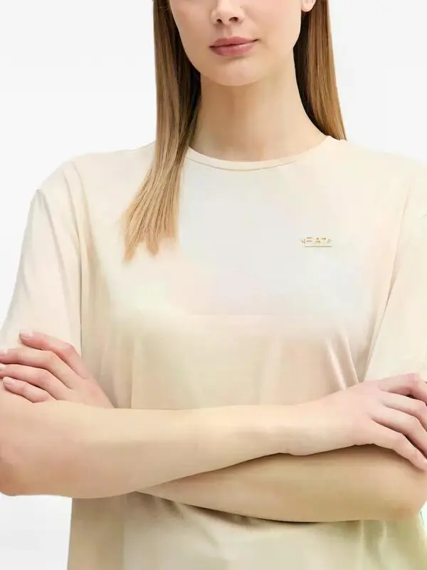 EA7 Logo Plaque Crew Neck T-shirt