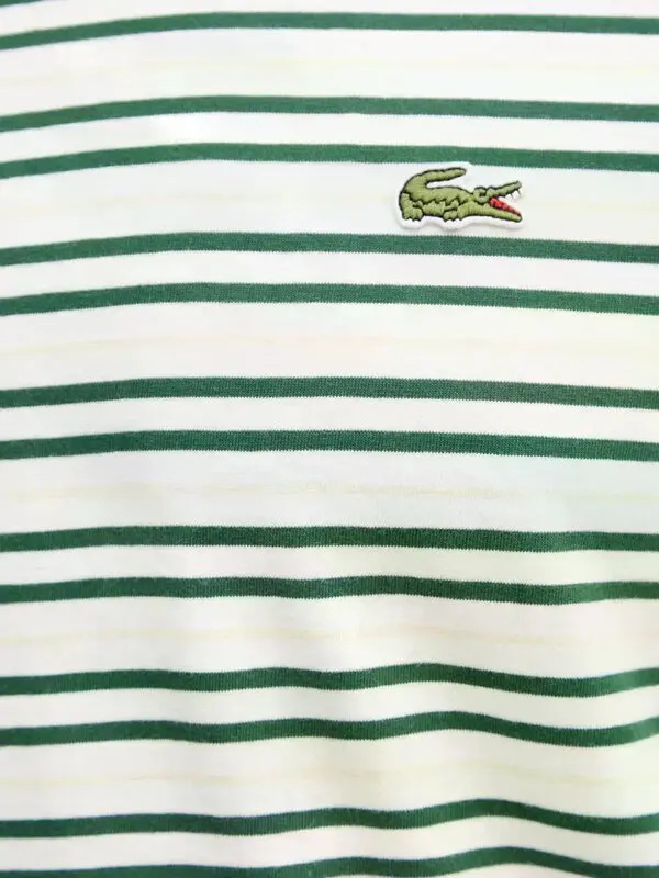 Lacoste Striped Logo-patch T-shirt