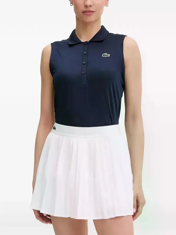 Lacoste Sleeveless Logo-patch Polo Shirt