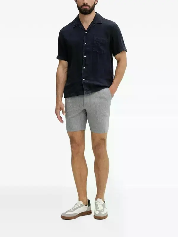 Gant Short-sleeve Camp-collar Shirt - Blue