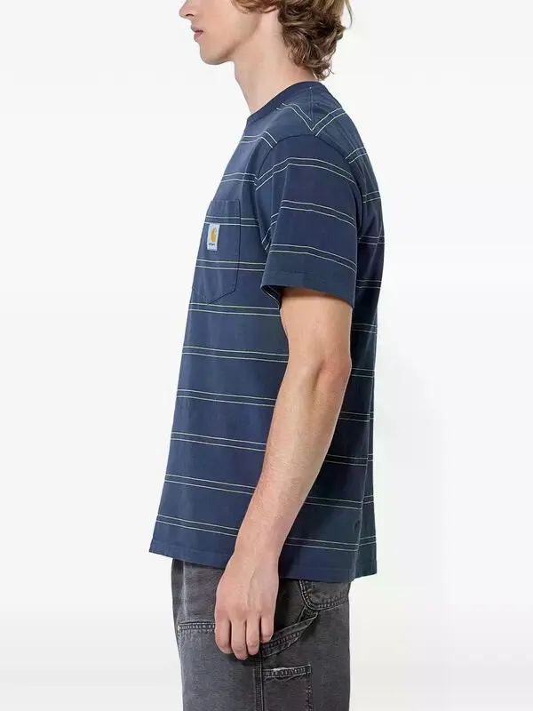Carhartt Work In Progress Striped Pocket T-shirt