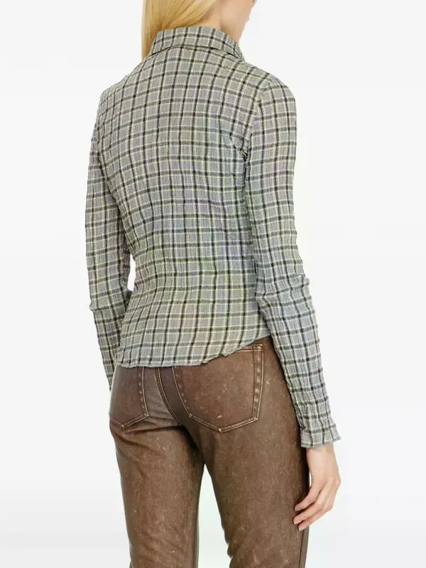 DIESEL® Seersucker Effect Check Shirt