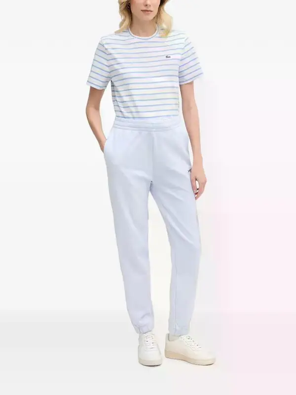 Lacoste Striped Logo-patch T-shirt