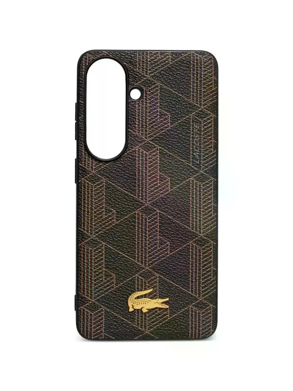 Lacoste Logo-plaque Samsung Galaxy S26 Case - Brown