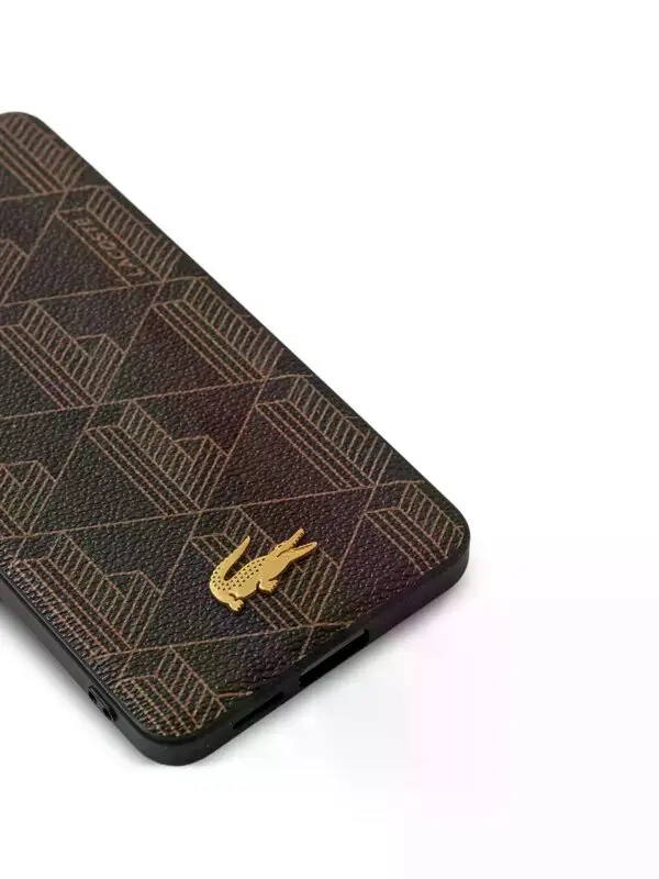 Lacoste Logo-plaque Samsung Galaxy S26 Case - Brown